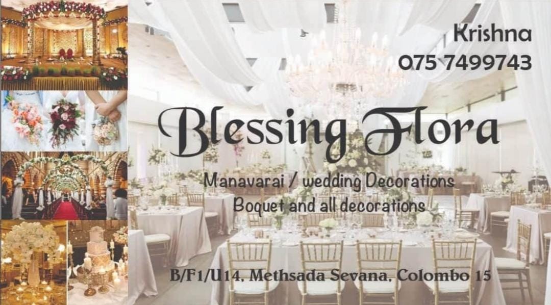 Blessing FLORA-modara flora-modara flower decorations-blessing flora modara-mattakkuliya flora ...